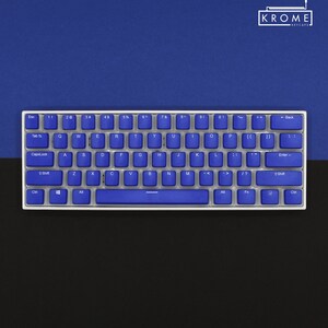 Dark Blue Italian (IT) Pudding Keycaps - 100% Size - Dual Language ...