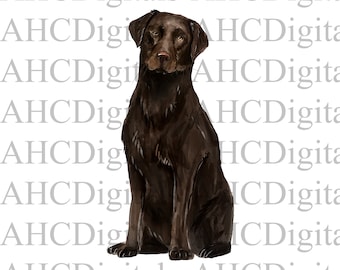 Brown Lab - Etsy