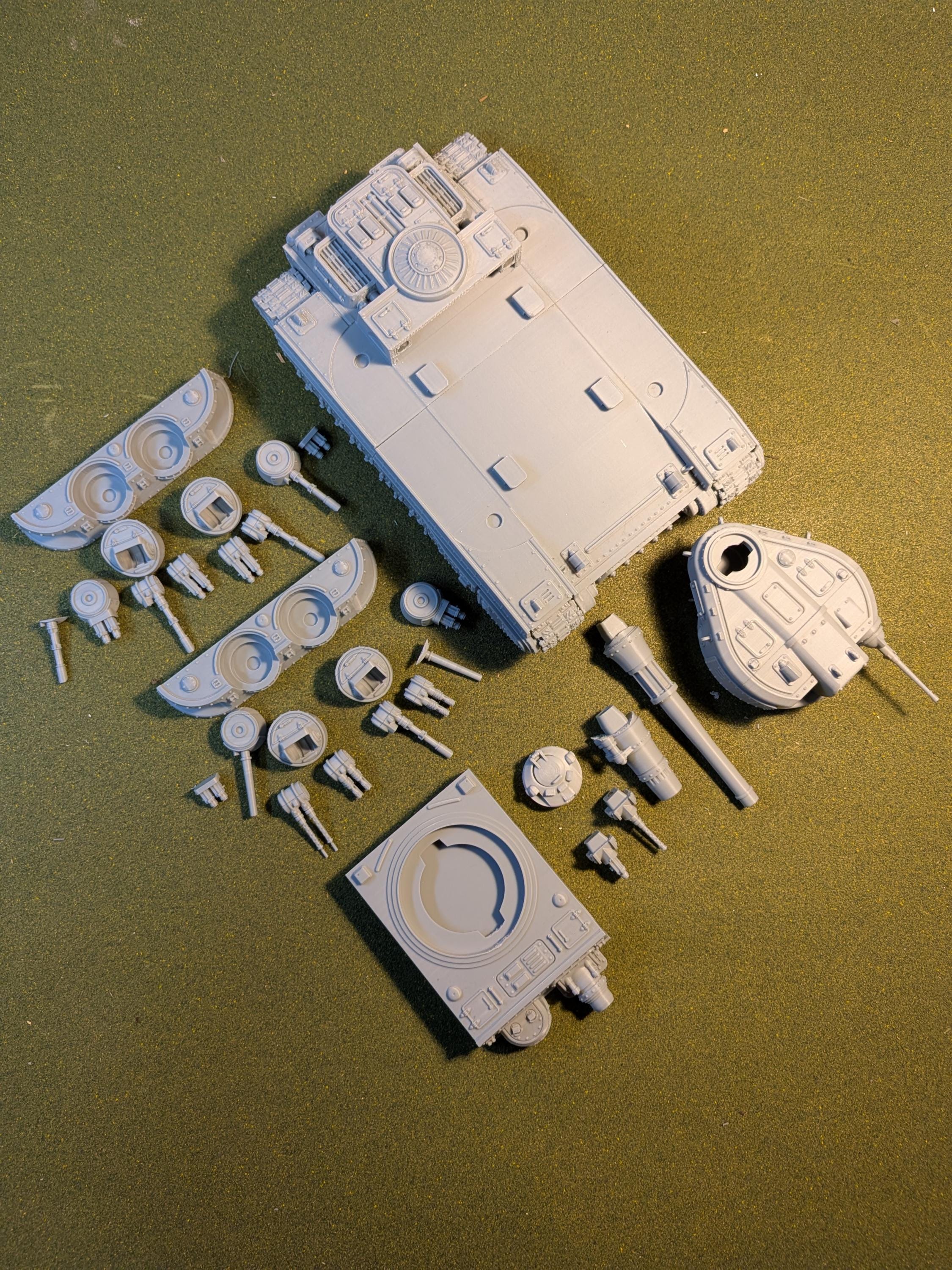 Broadsword Super Heavy Tank | 3D Printed Wargaming Miniatures | NFEYMA ...