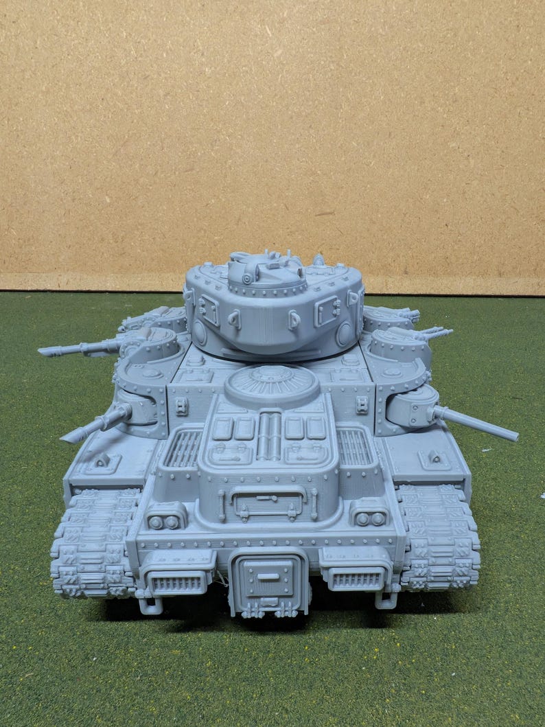 Broadsword Super Heavy Tank | 3D Printed Wargaming Miniatures | NFEYMA ...