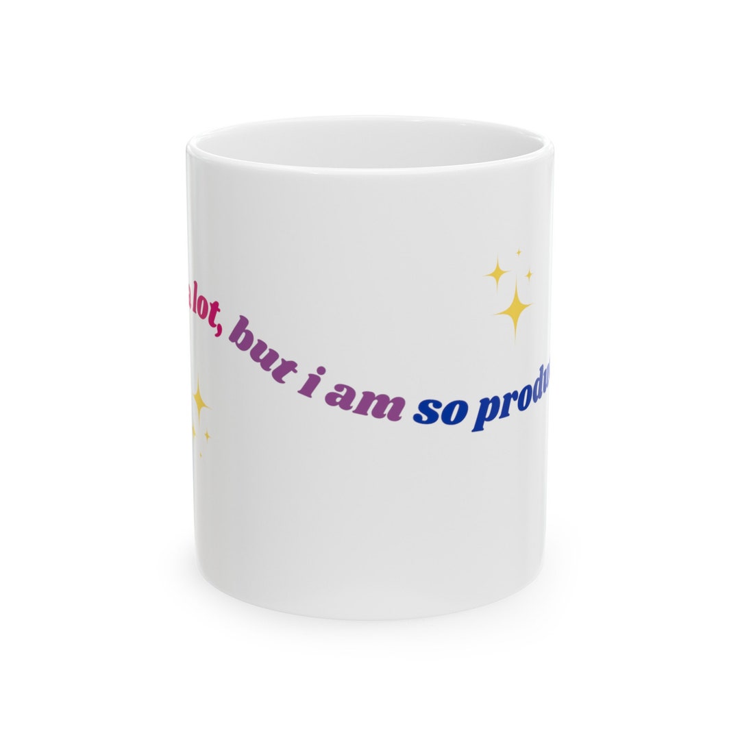 I Cry A Lot but I Am so Productive! TTPD Mug for LGBTQ Swifite Fans ...