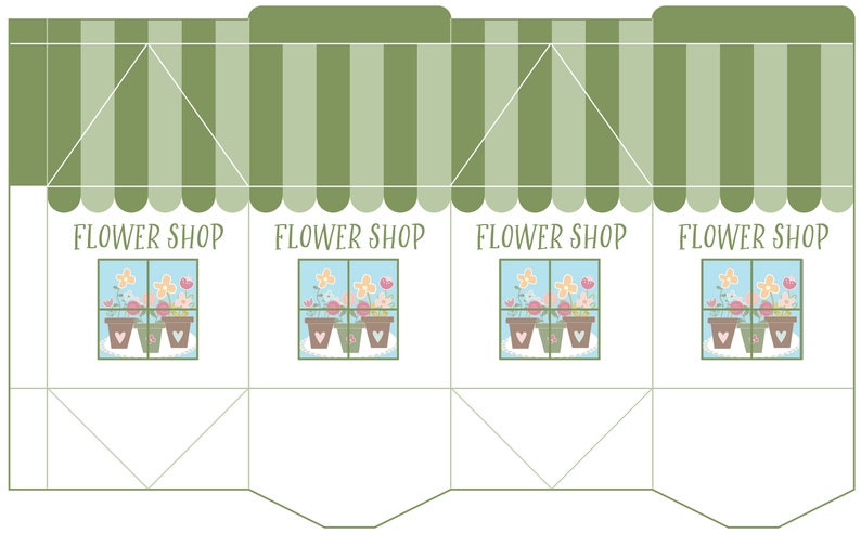 Village-shops-milk-carton-printables by Marcy Coate Paper Craft JPEG ...