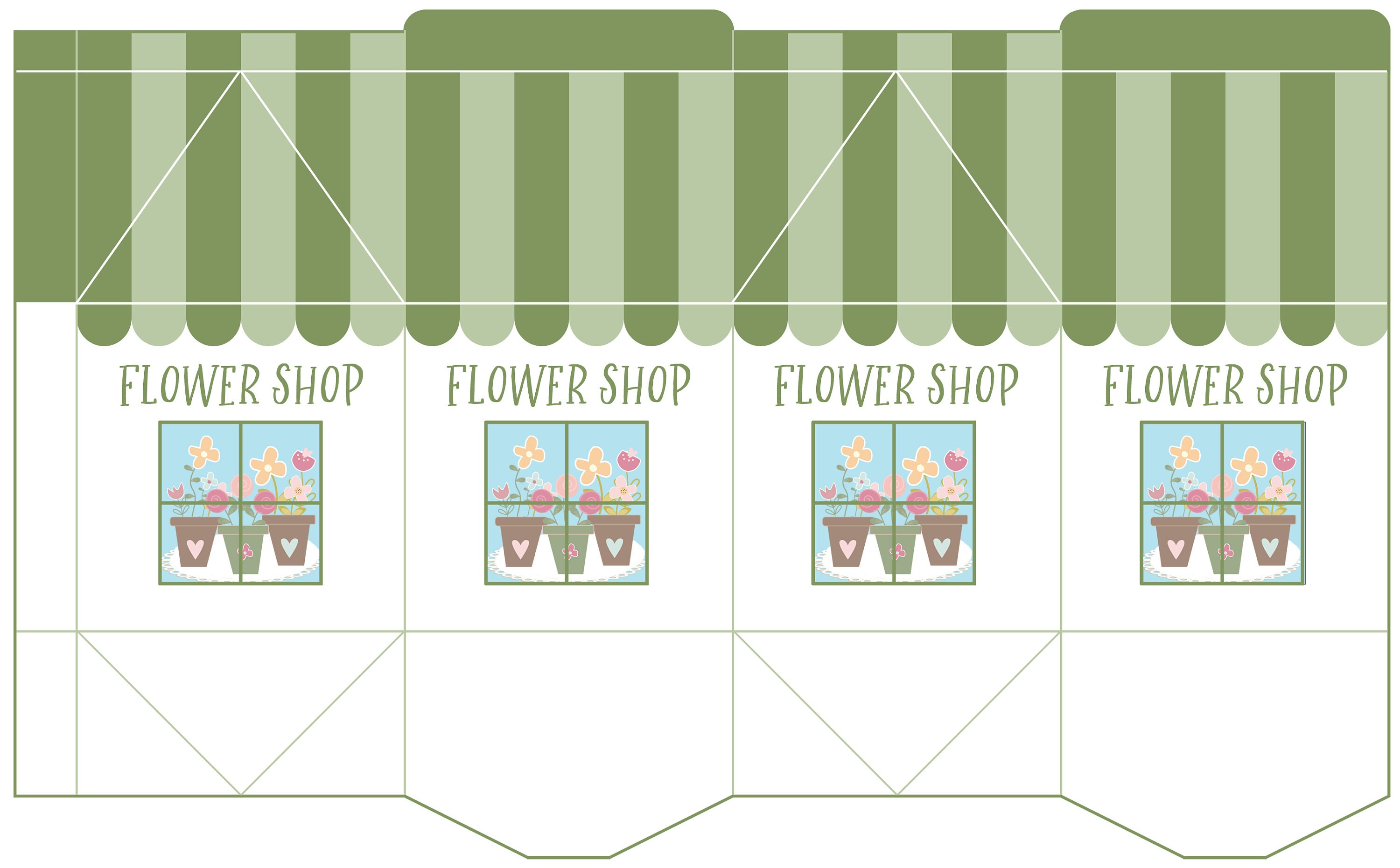 Village-shops-milk-carton-printables by Marcy Coate Paper Craft JPEG ...