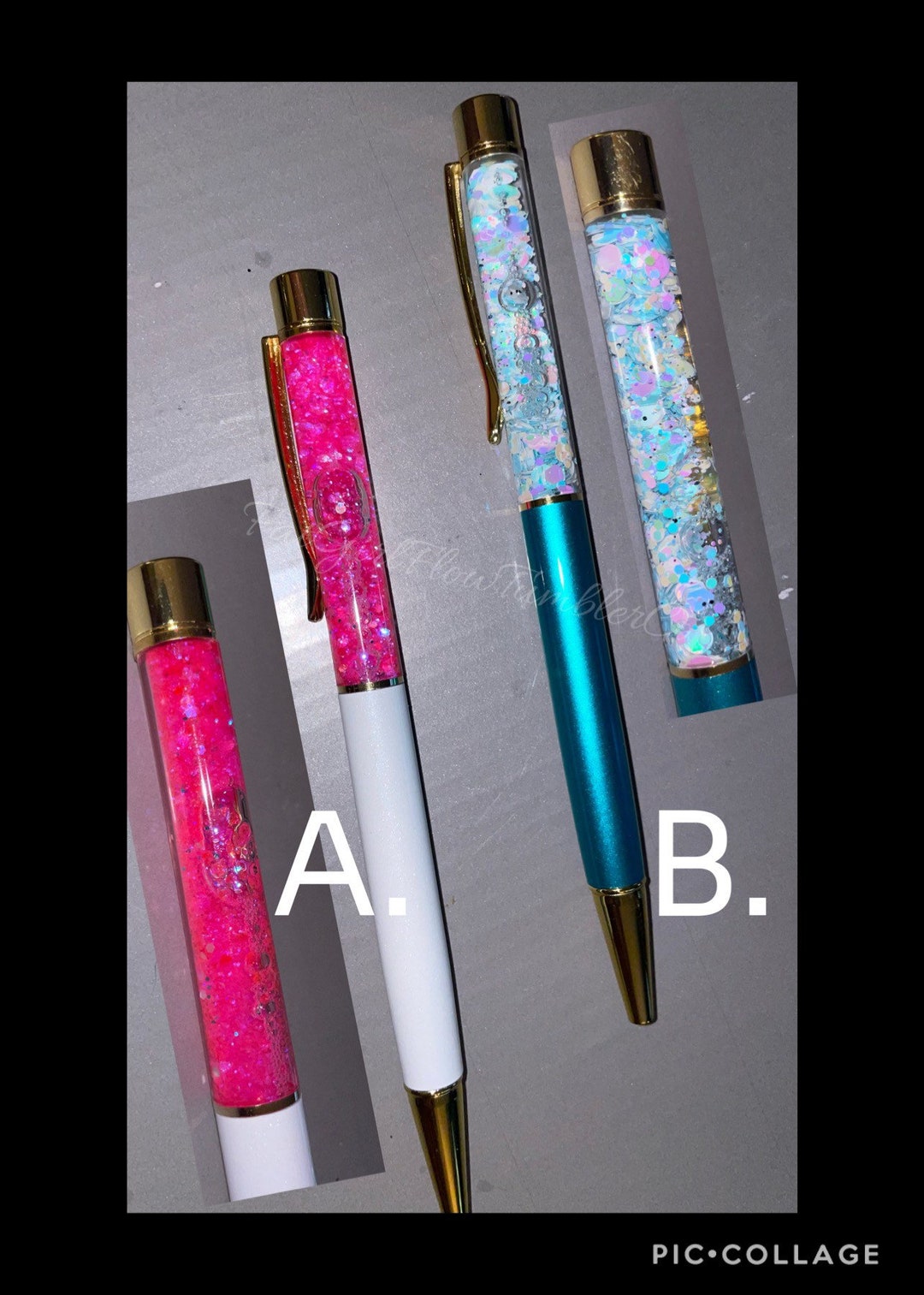 Floating Glitter Pens - Etsy