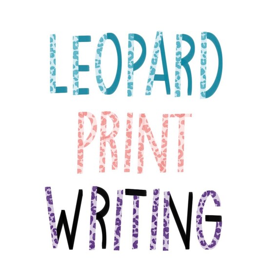 Leopard Print Writing Procreate Brush | Etsy