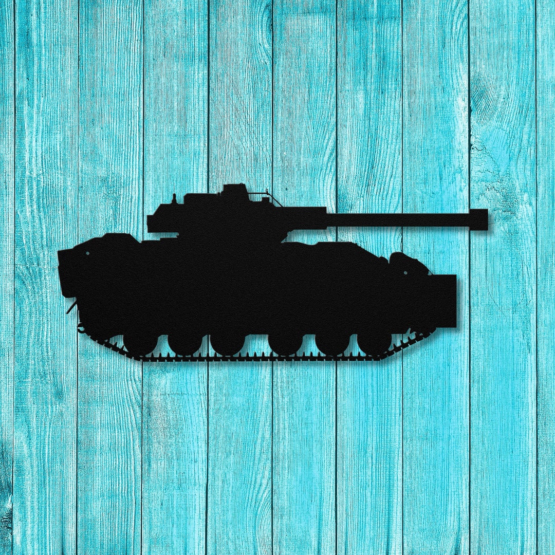 Tank Metal Sign, M3 Bradley Sign, Military Tank Decor, M3 Bradley Man ...