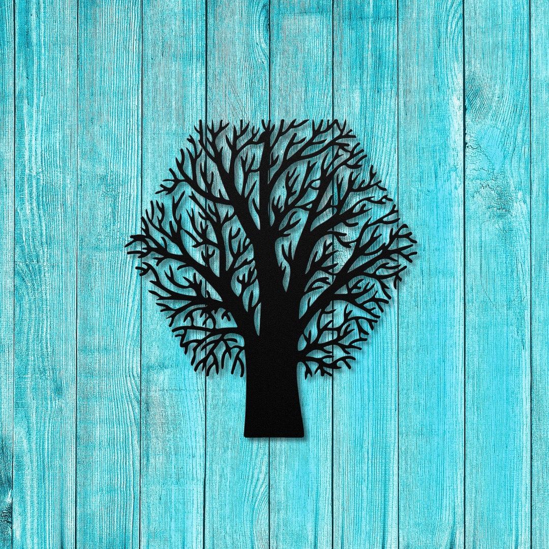 Tree Metal Wall Art, Tree Sign, Tree Wall Decor, Home Decoration, Wall ...