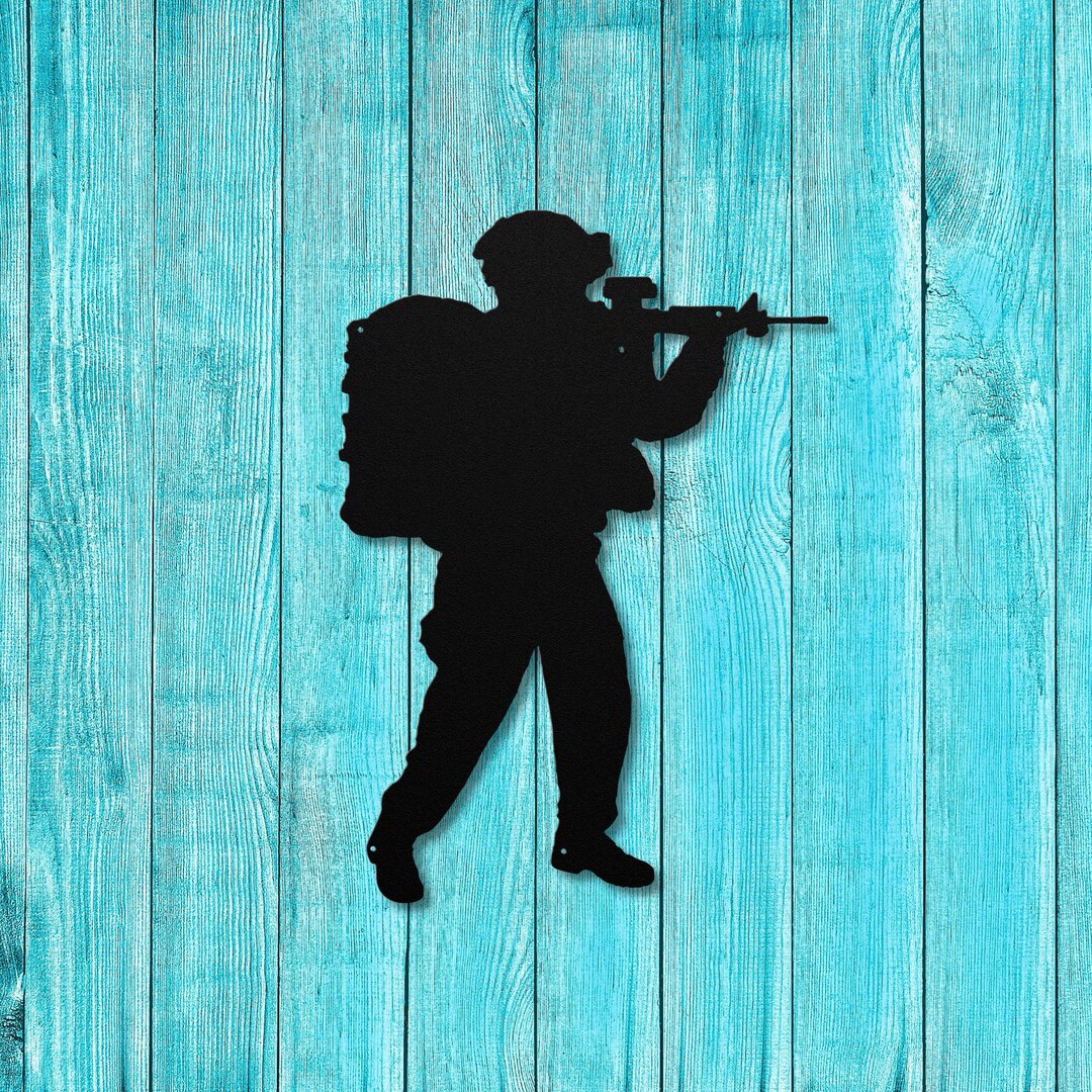 Soilder Metal Sign American Soldier Sign Decoration for - Etsy
