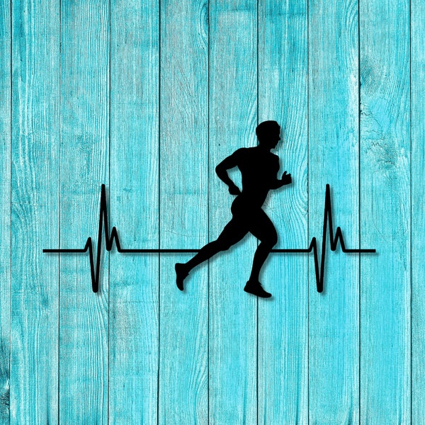 Running Metal Sign - Etsy