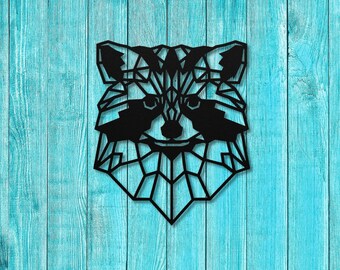 Raccoon Metal Sign - Etsy