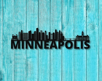 Minneapolis Metal Wall Art - Etsy