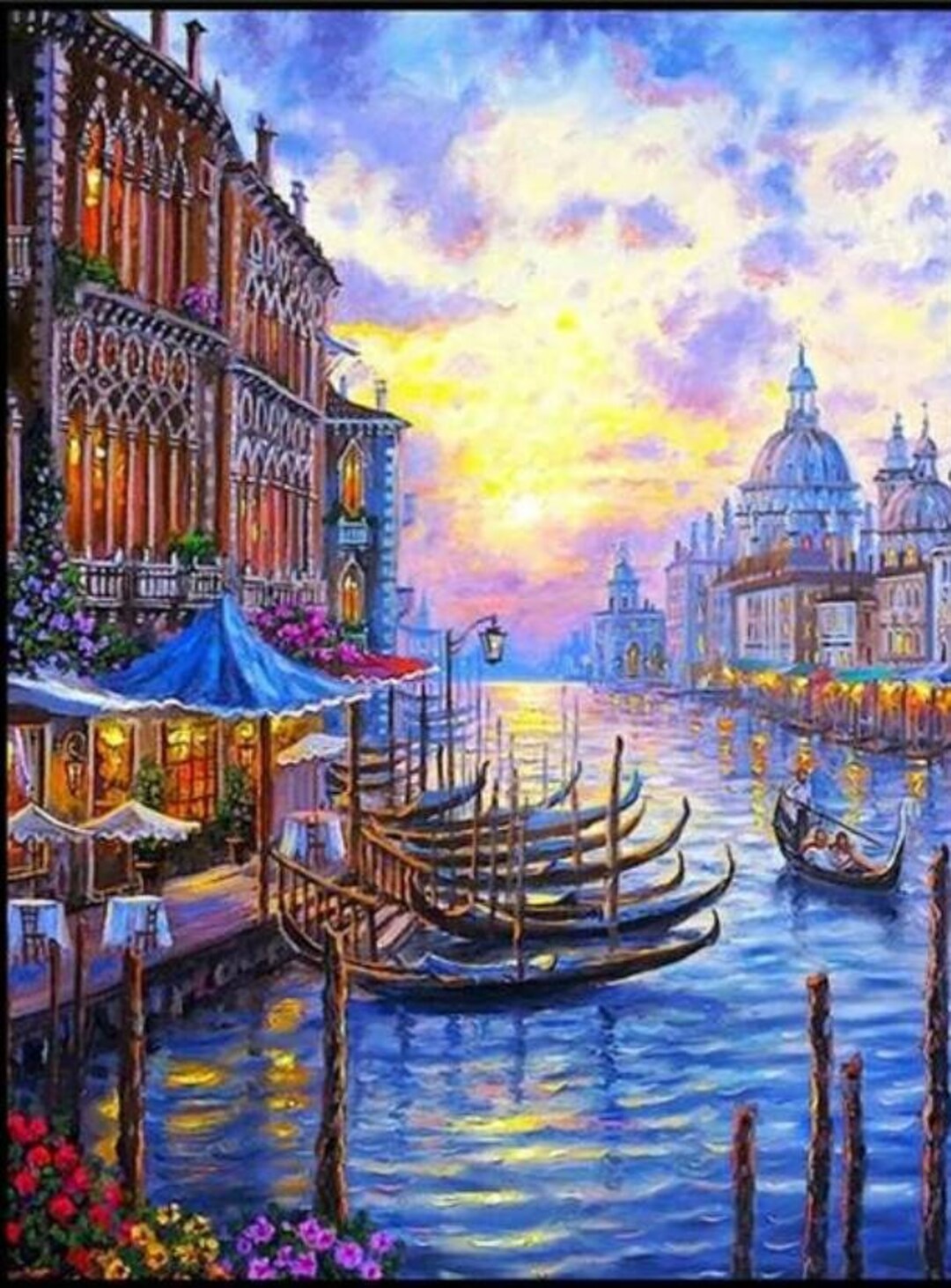 Scenic Italy Diamond Painting Kit, DIY Full Round 12x16 in (30×40cm) - Etsy