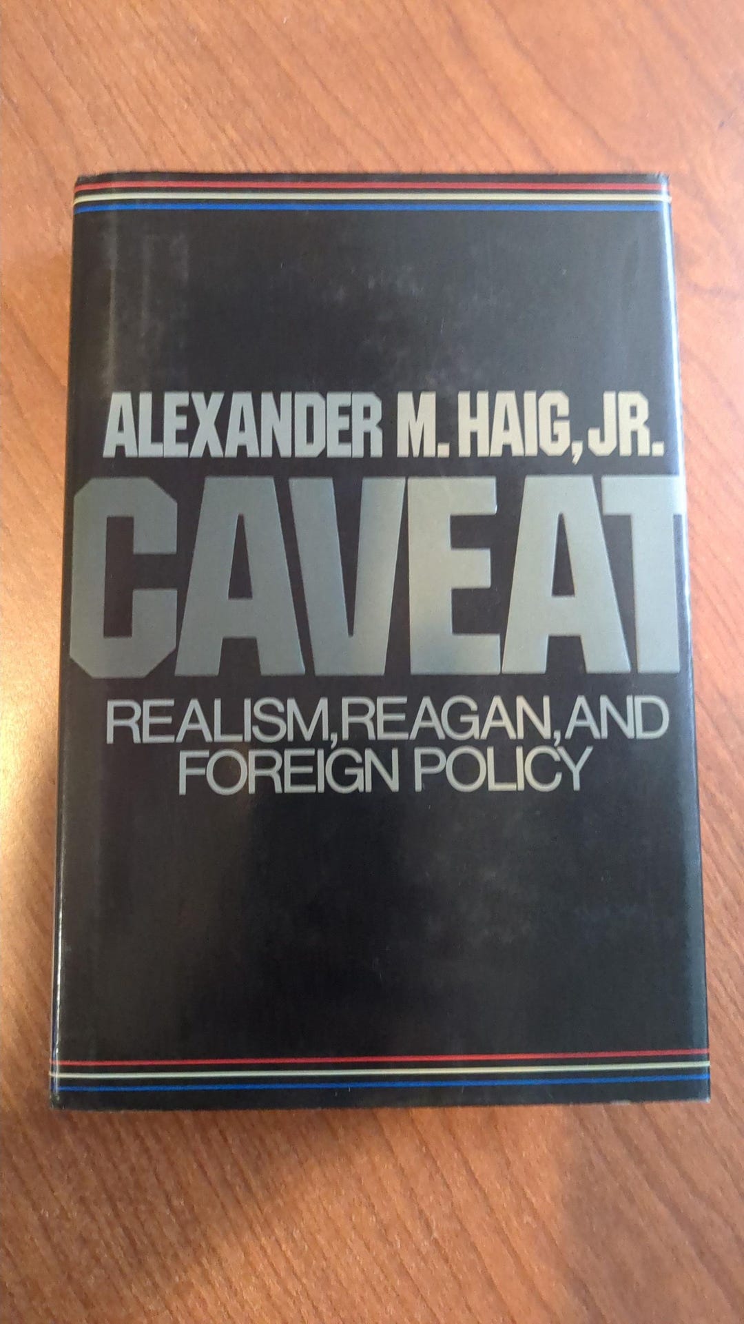 Caveat SIGNED by Alexander Haig 1984 - Etsy
