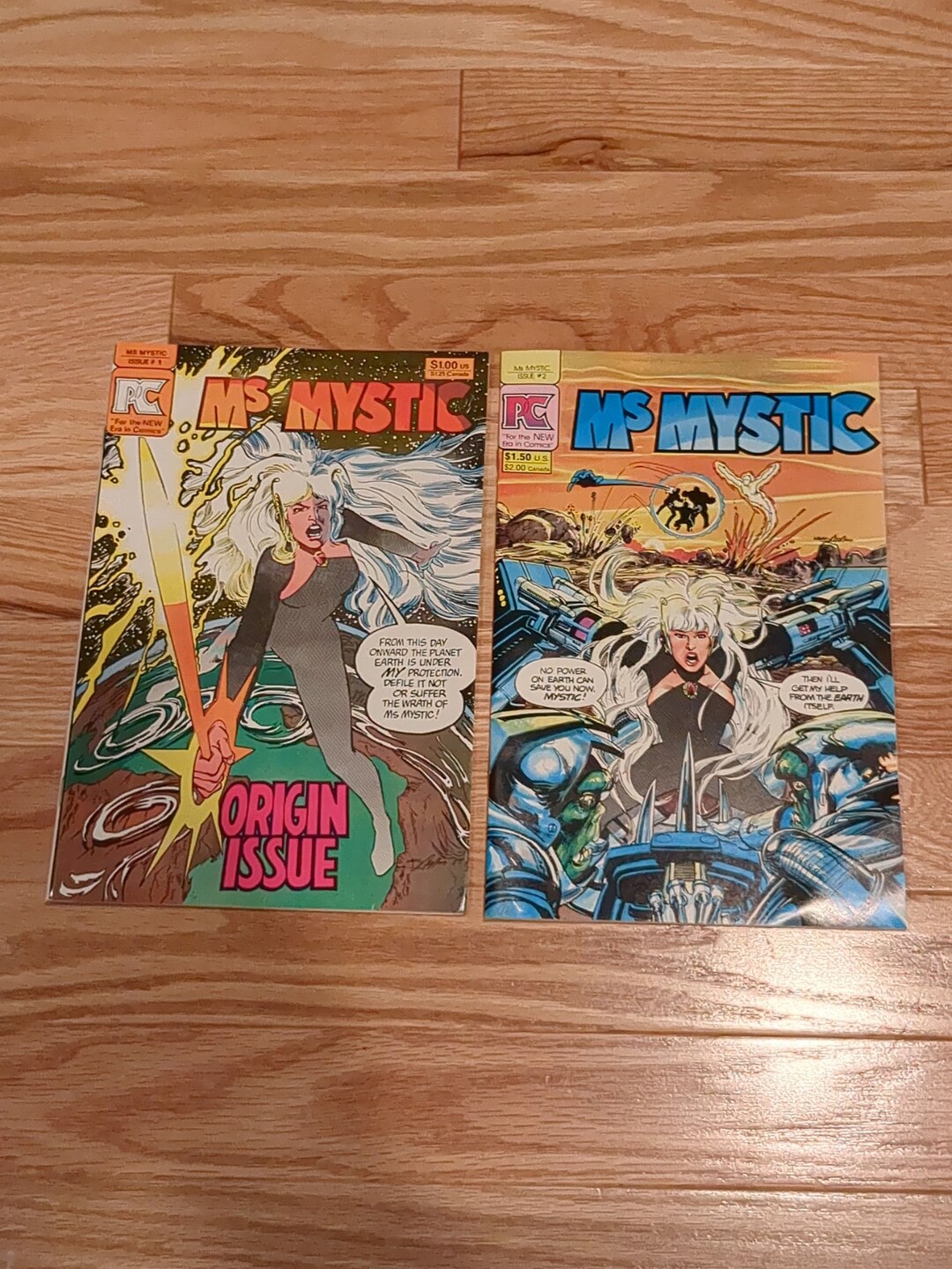 Ms. Mystic #1 & #2 Comic Books 1982 Neal Adams Near Mint Condition - Etsy