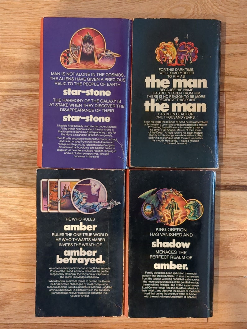 Roger Zelazny 4 1970's Sci-fi Books: Hand of Oberon Sign - Etsy