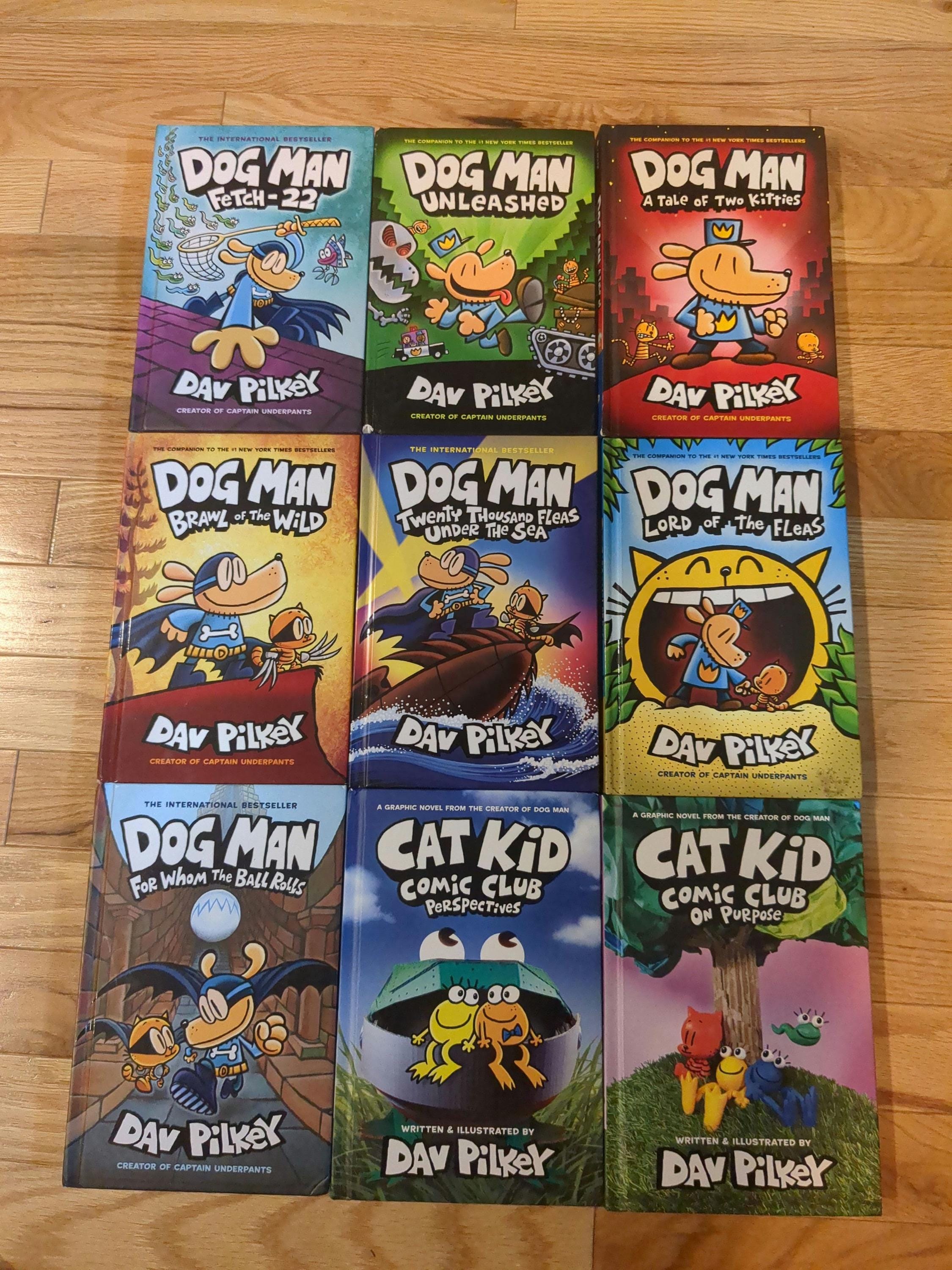 Dog Man & Cat Kid Series 9 Hardcover Books Great Condition! - Etsy
