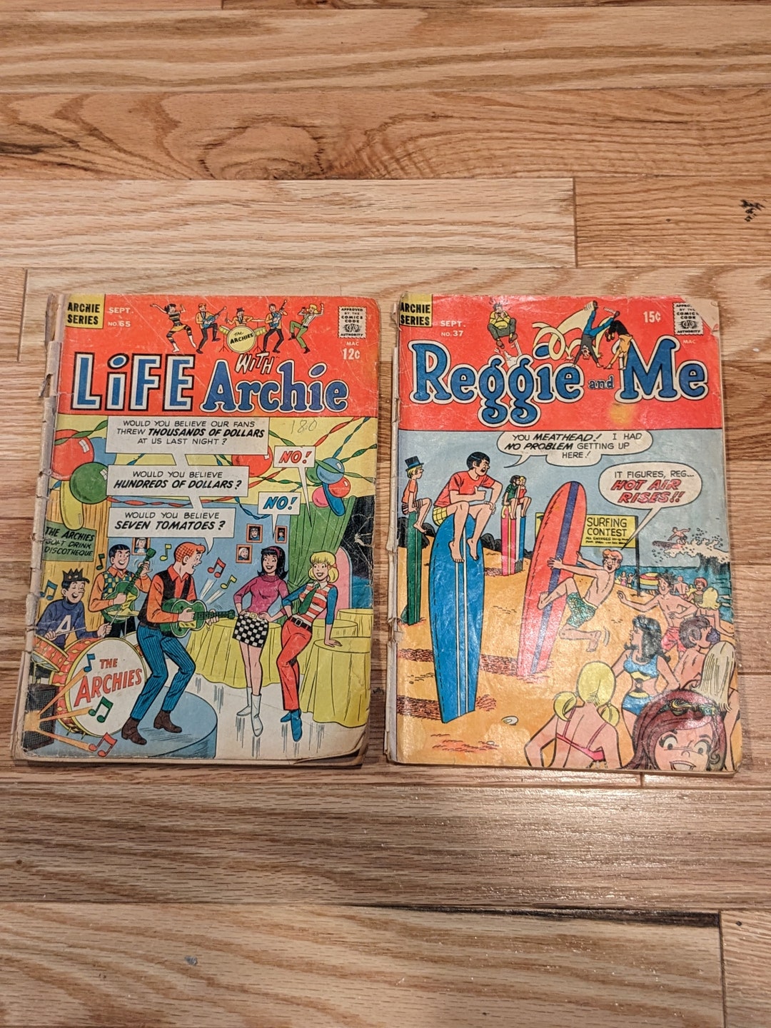 1960's Archie Comics: Life With Archie #65, Reggie & Me #37 - Etsy