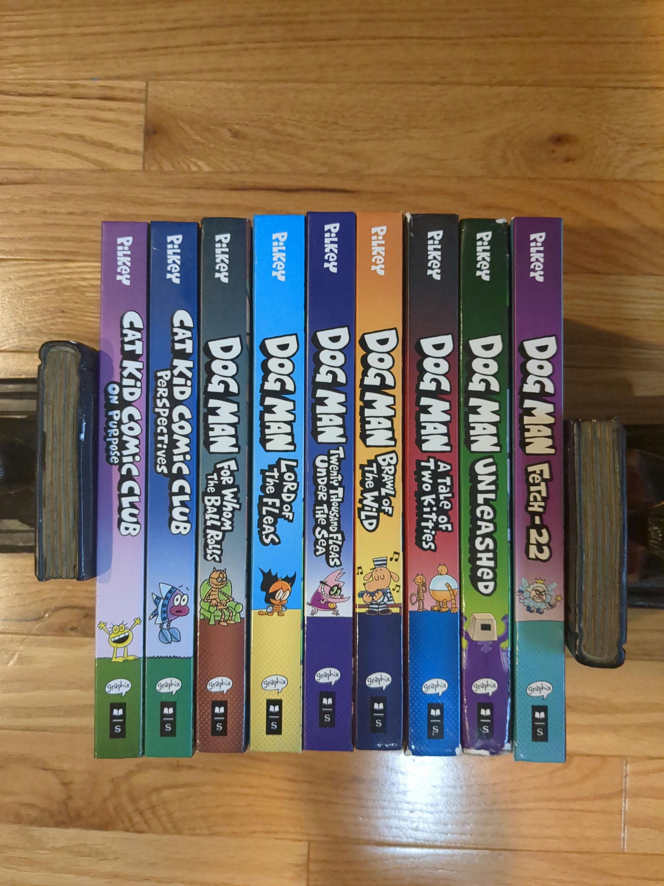 Dog Man & Cat Kid Series 9 Hardcover Books Great Condition! - Etsy
