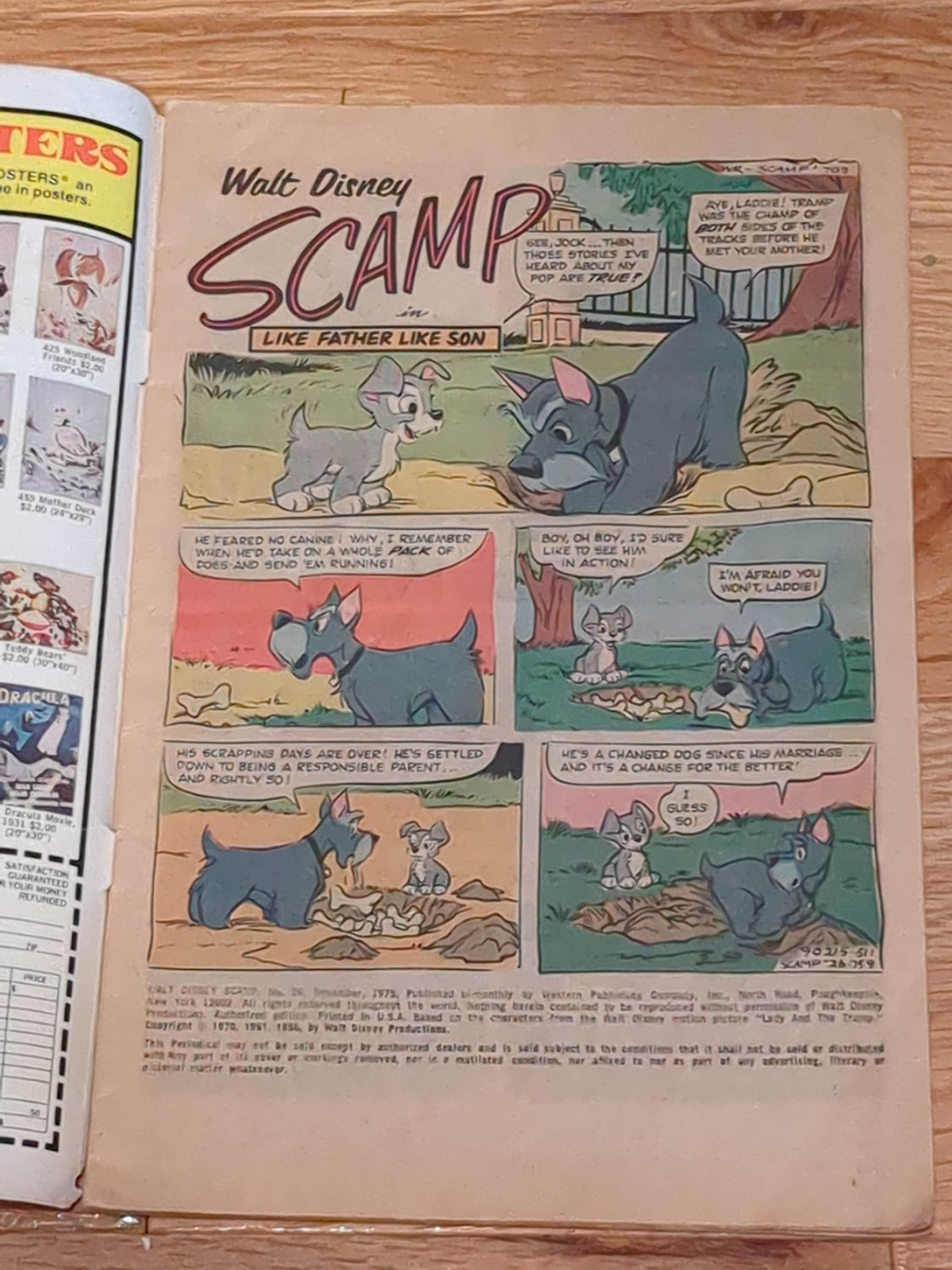 Walt Disney Scamp 26, 1975 Comic Book - Etsy