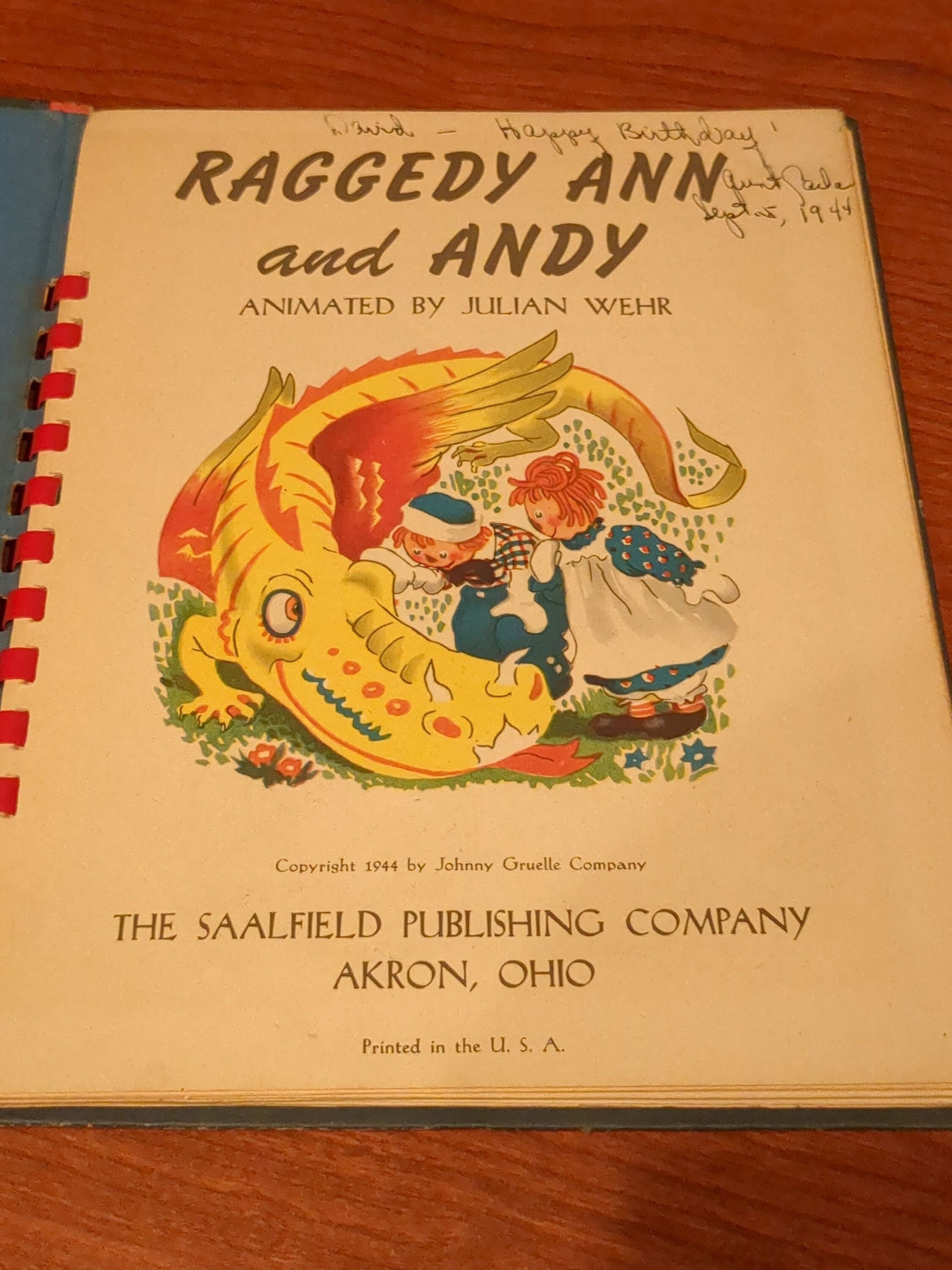 Raggedy Ann and Andy With Animated Illustrations, 1944 Still With ...