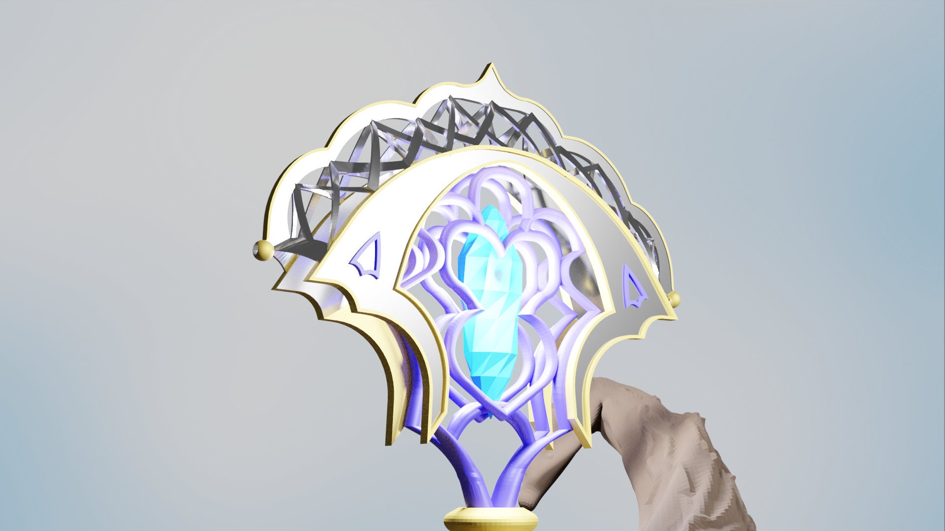 Fate Grand Order - Artoria Caster's Staff - Files for 3D Printing ...