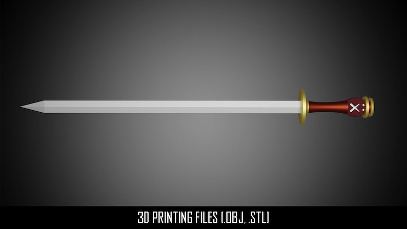 One Piece - Hawkins' Warabide Sword - Files for 3D Printing - Sliced - Etsy
