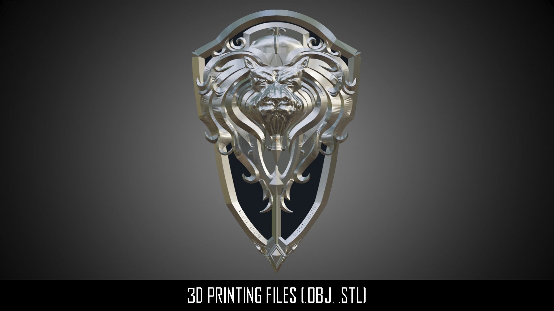 Warcraft Alliance Shield Files for 3D Printing Sliced - Etsy