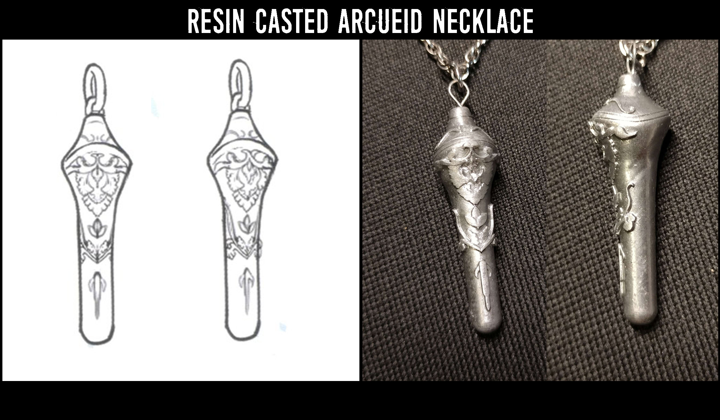 Handcrafted Tsukihime Arcueid's Necklace resin - Etsy