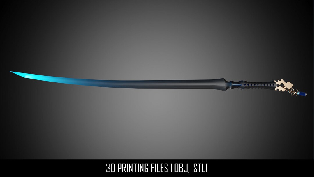 Blade and Soul - Twilight's Edge Sword - Files for 3D Printing - Sliced ...