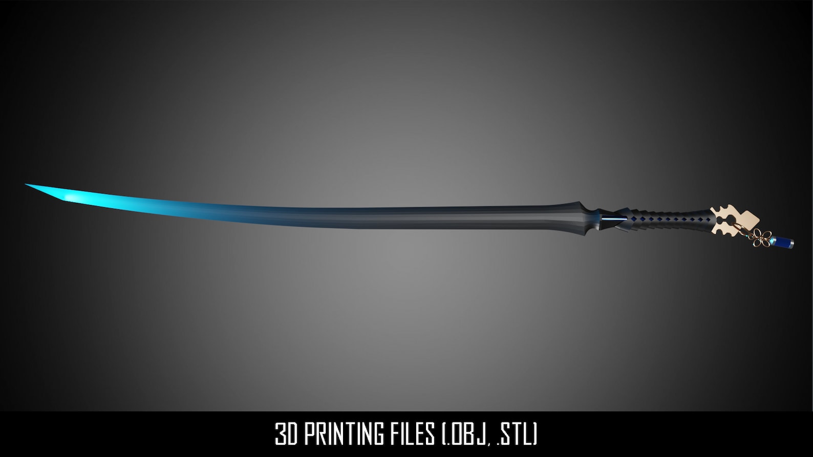 Blade and Soul - Twilight's Edge Sword - Files for 3D Printing - Sliced ...