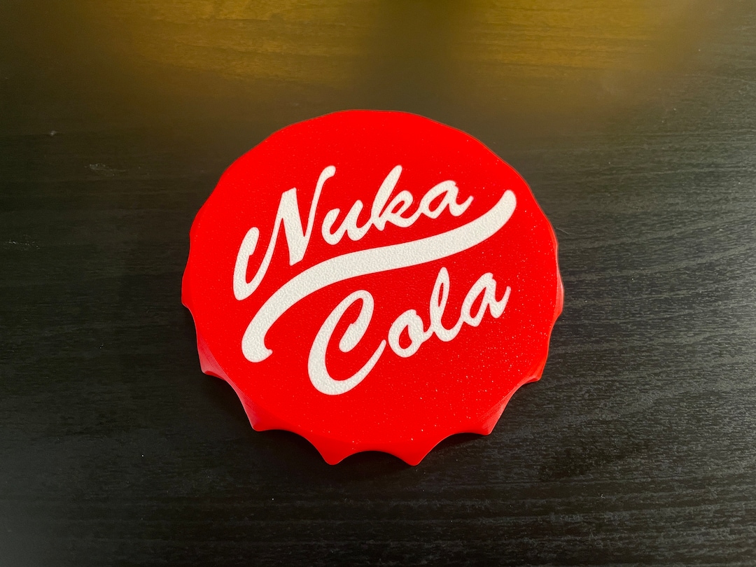 Nuka Cola Coaster | Fully Multicolor 3D Printed | Novelty Game Gift ...