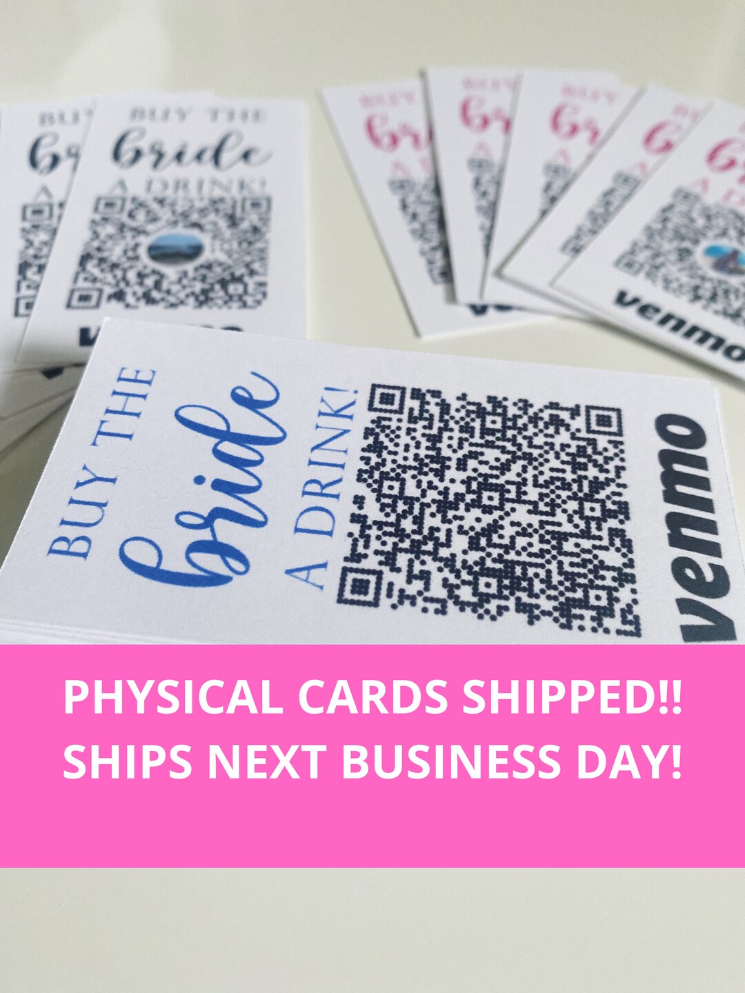 Buy the Bride a Drink, Graduation Venmo Bachelorette Party Decorations ...