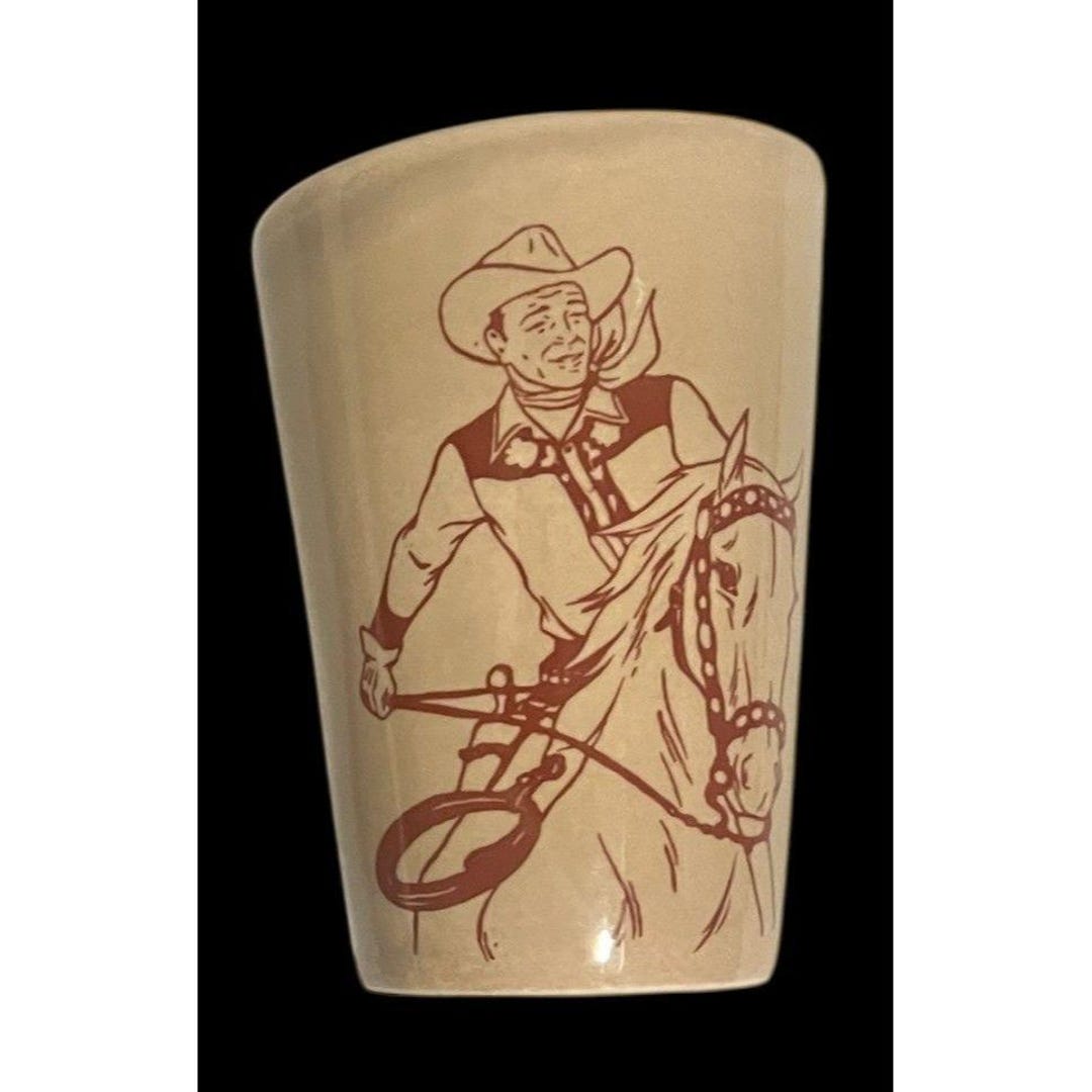 Roy Rogers & Trigger Stillmeadow Porcelain Cup / Glass Ranch Collection ...