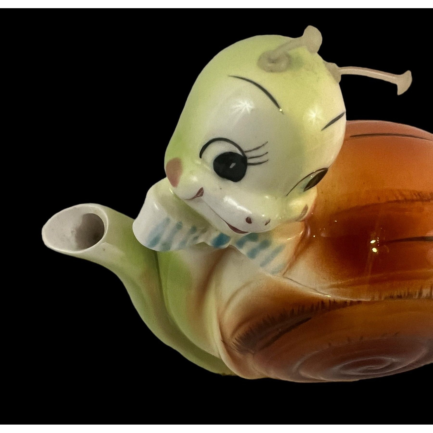Vintage 1950s ENESCO Anthropomorphic Snappy the Snail Teapot W/ Lid ...
