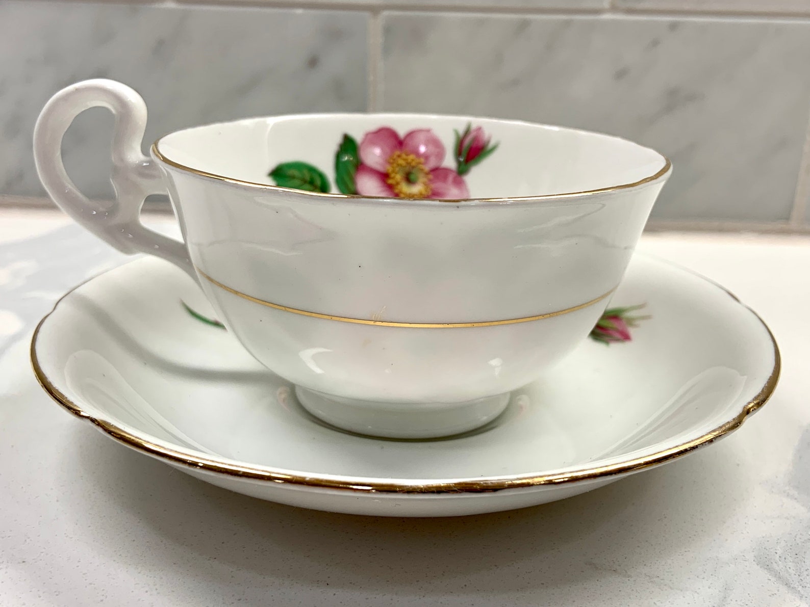 Vintage Royal Grafton Fine Bone China Tea Cup and Saucer Made in ...