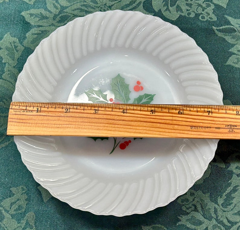 Set of 3 Vintage Termocrisa Soup/salad Bowls Christmas Holly Berry Milk ...