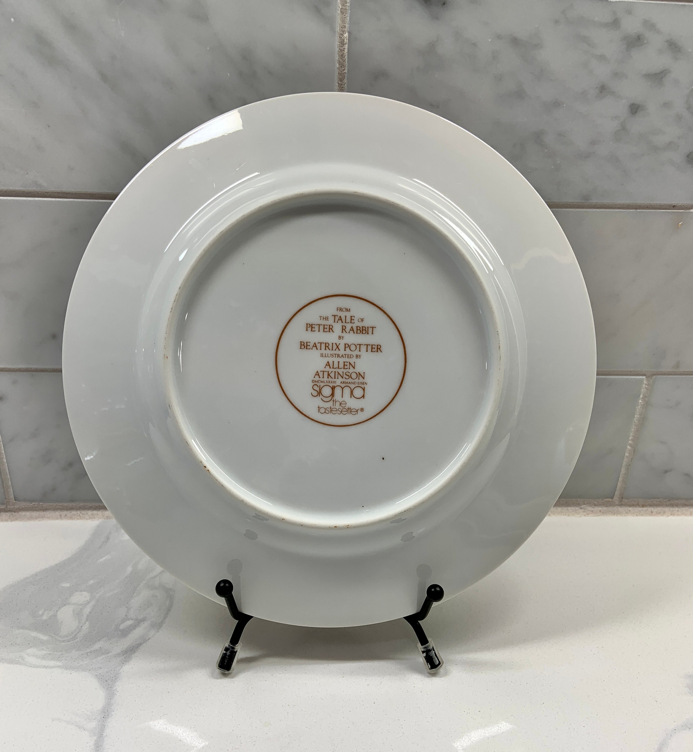 Vintage Tale of Peter Rabbit Plates and Bowls Set by Sigma the ...