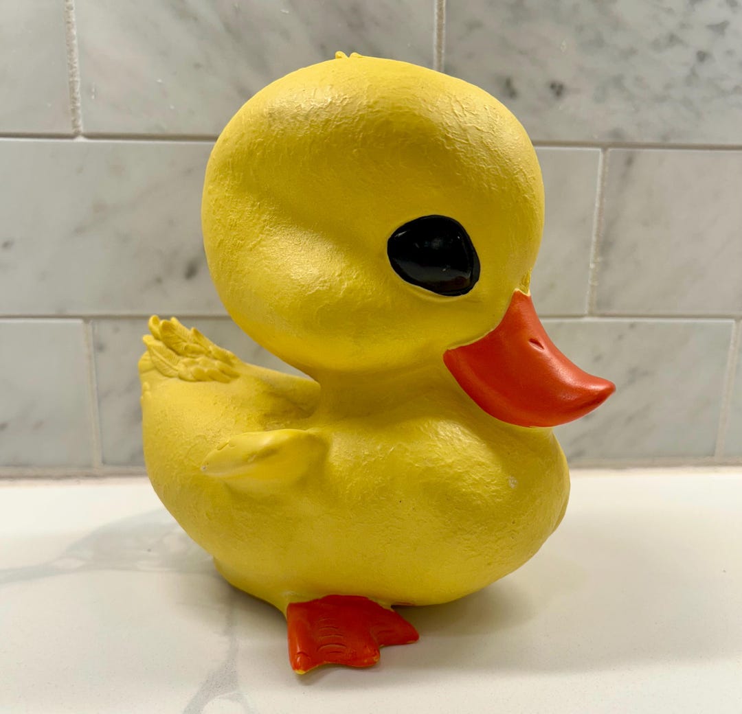 1970s Piggy Bank Rubber Ducky by Niagara Plastics 6.5” Tall- Vintage - Etsy
