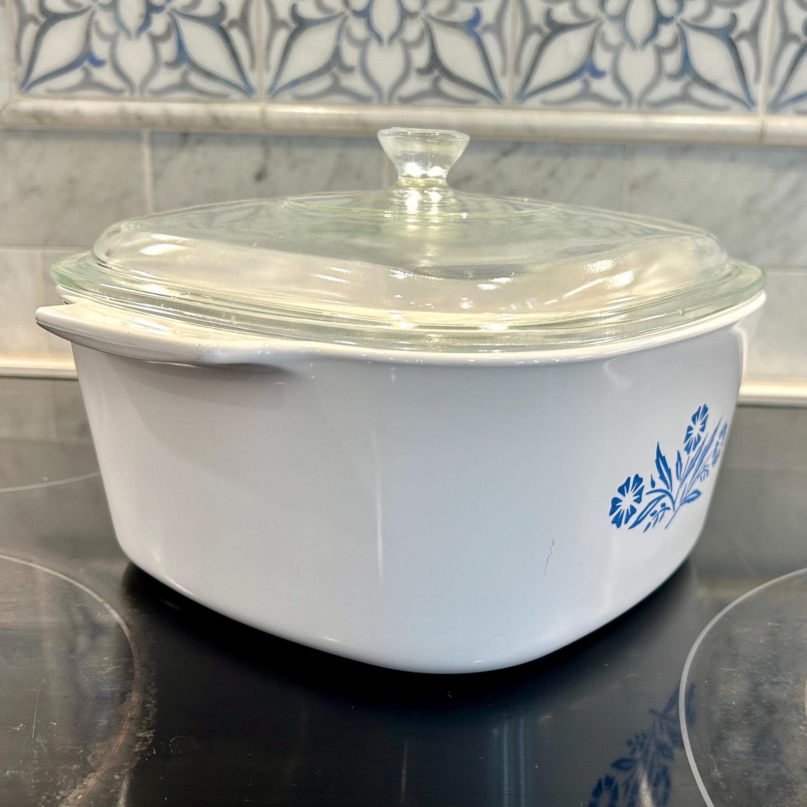 Vintage 1979 A-3-B 3-quart Corning Ware Blue Cornflower Casserole Dish ...