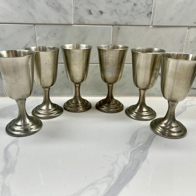 Pewter Goblet - Etsy