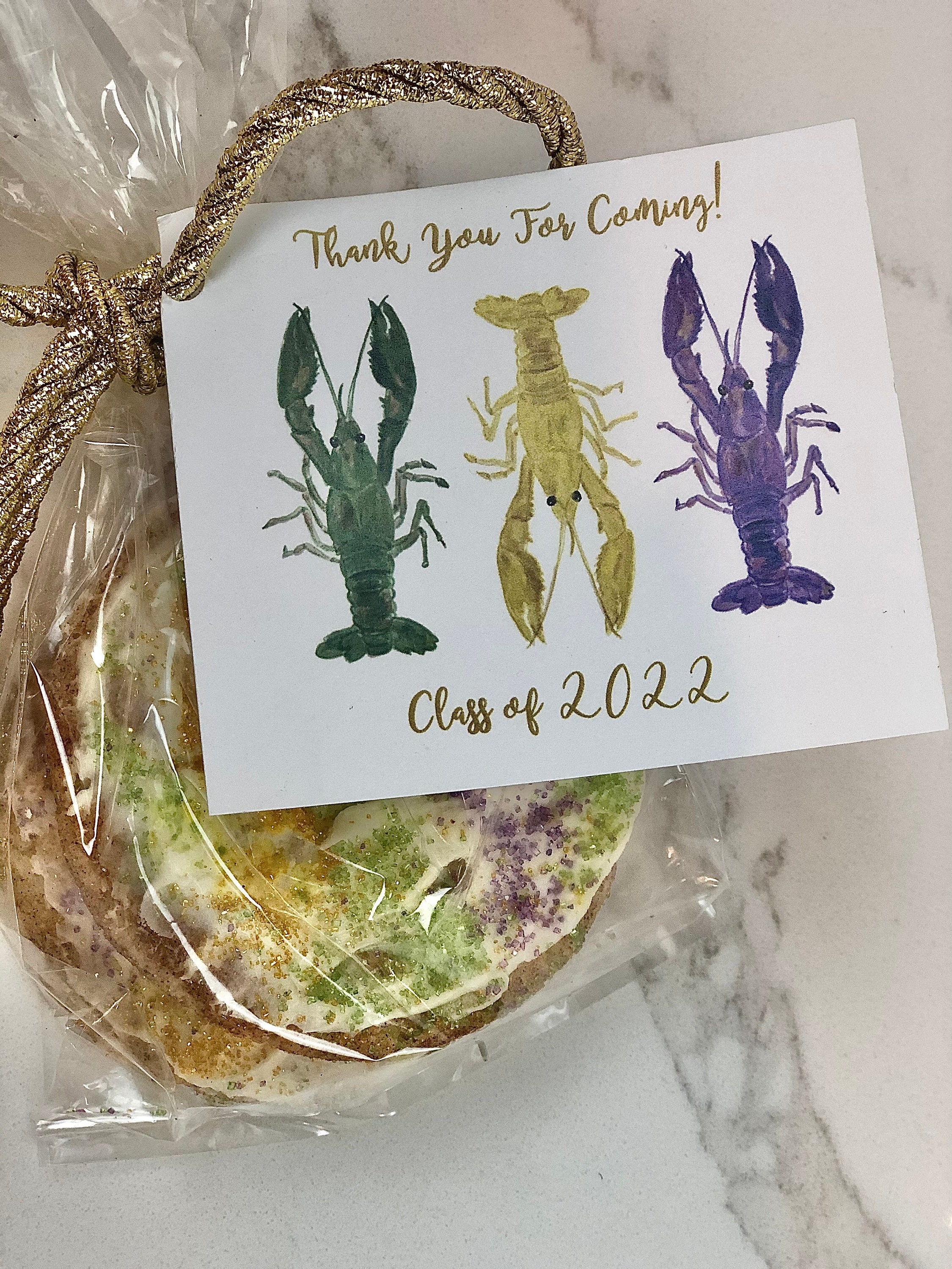 Crawfish Multi Color Trio Printable Gift Tag 3x5 - Etsy