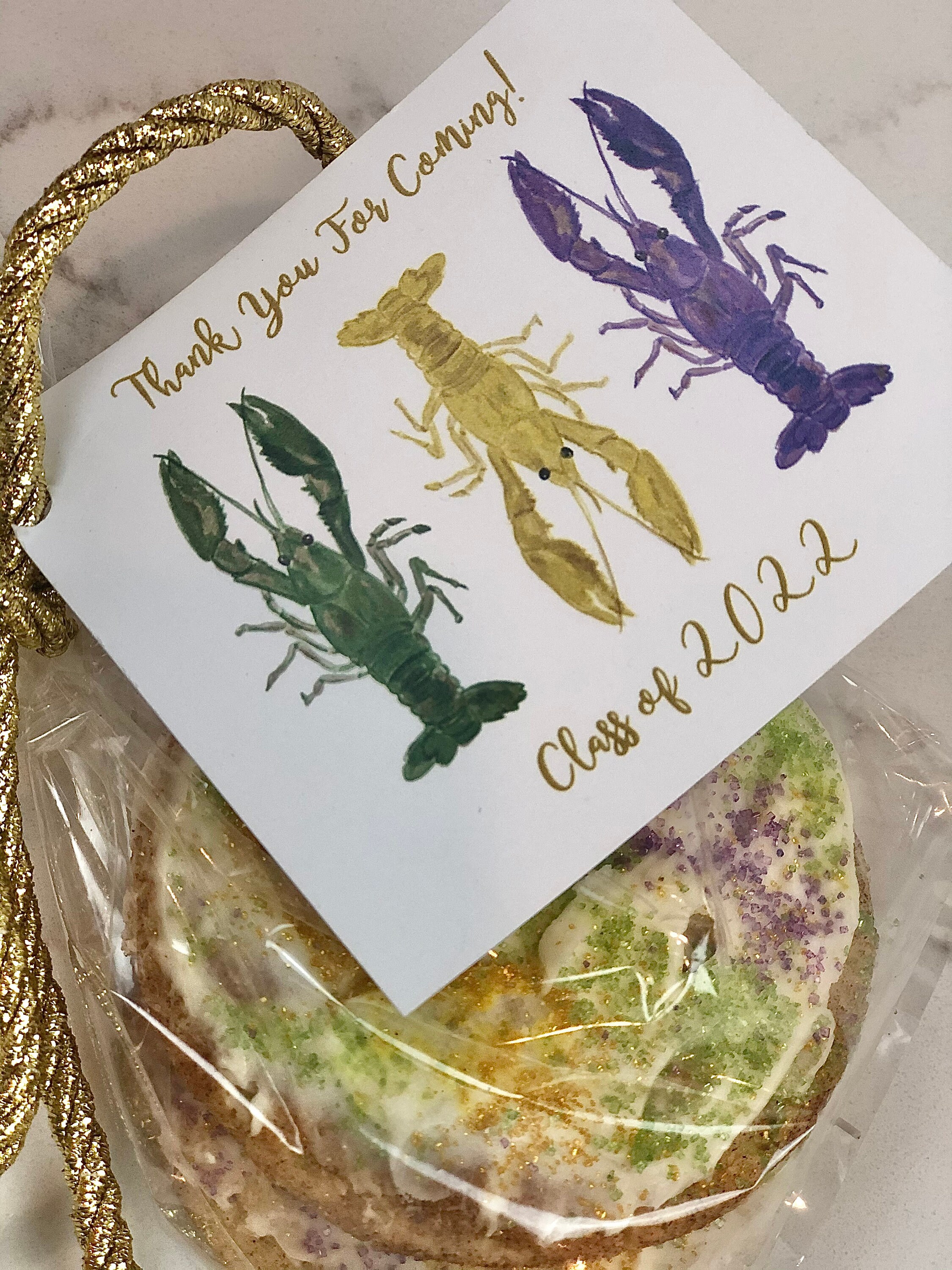 Crawfish Multi Color Trio Printable Gift Tag 3x5 - Etsy