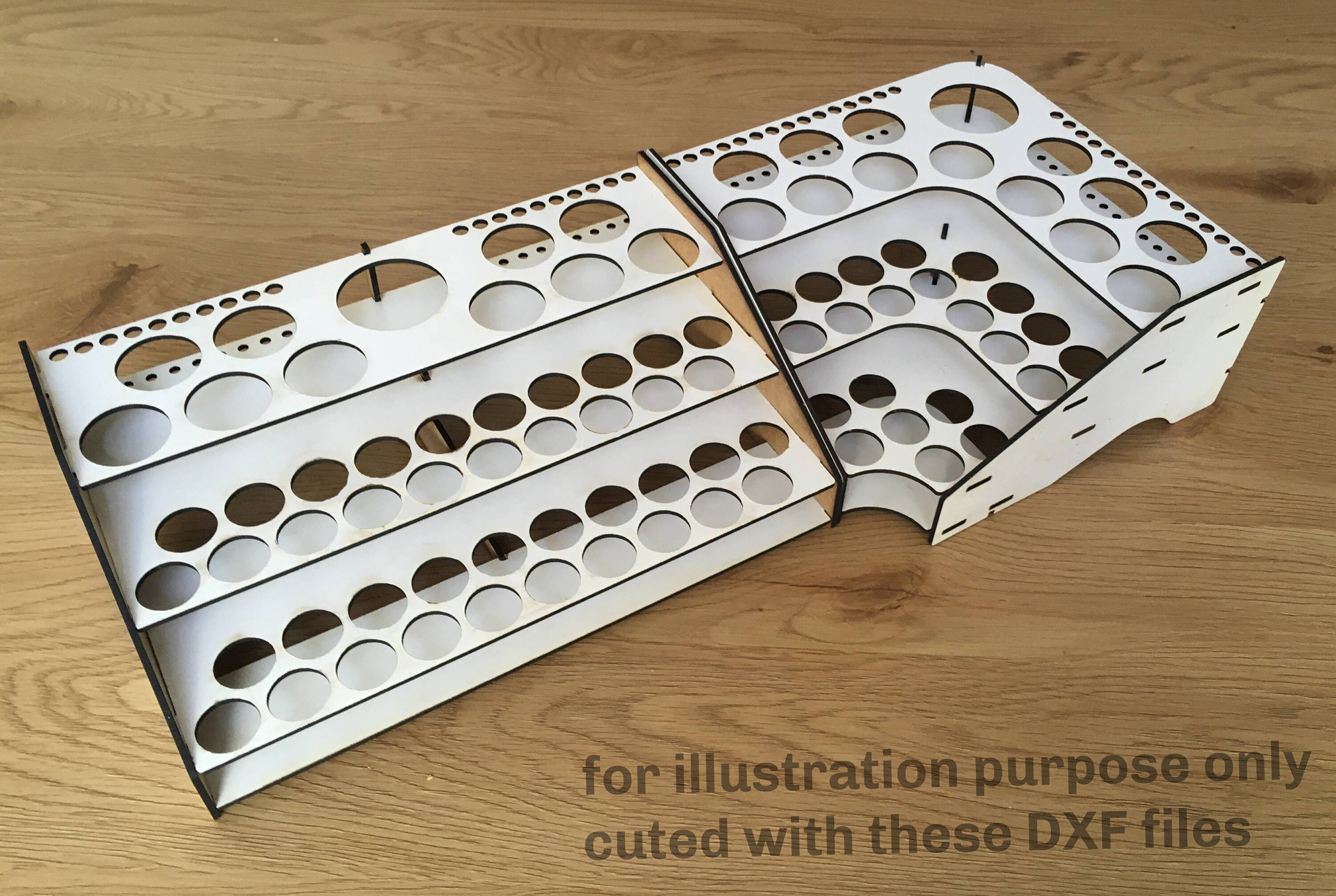 COMBO 2x Paint Racks 3mm for Laser Cutting DXF - Etsy