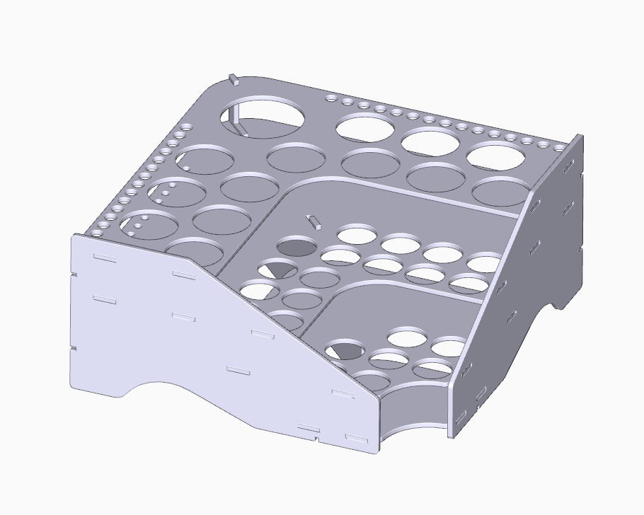COMBO 2x Paint Racks 3mm for Laser Cutting DXF - Etsy