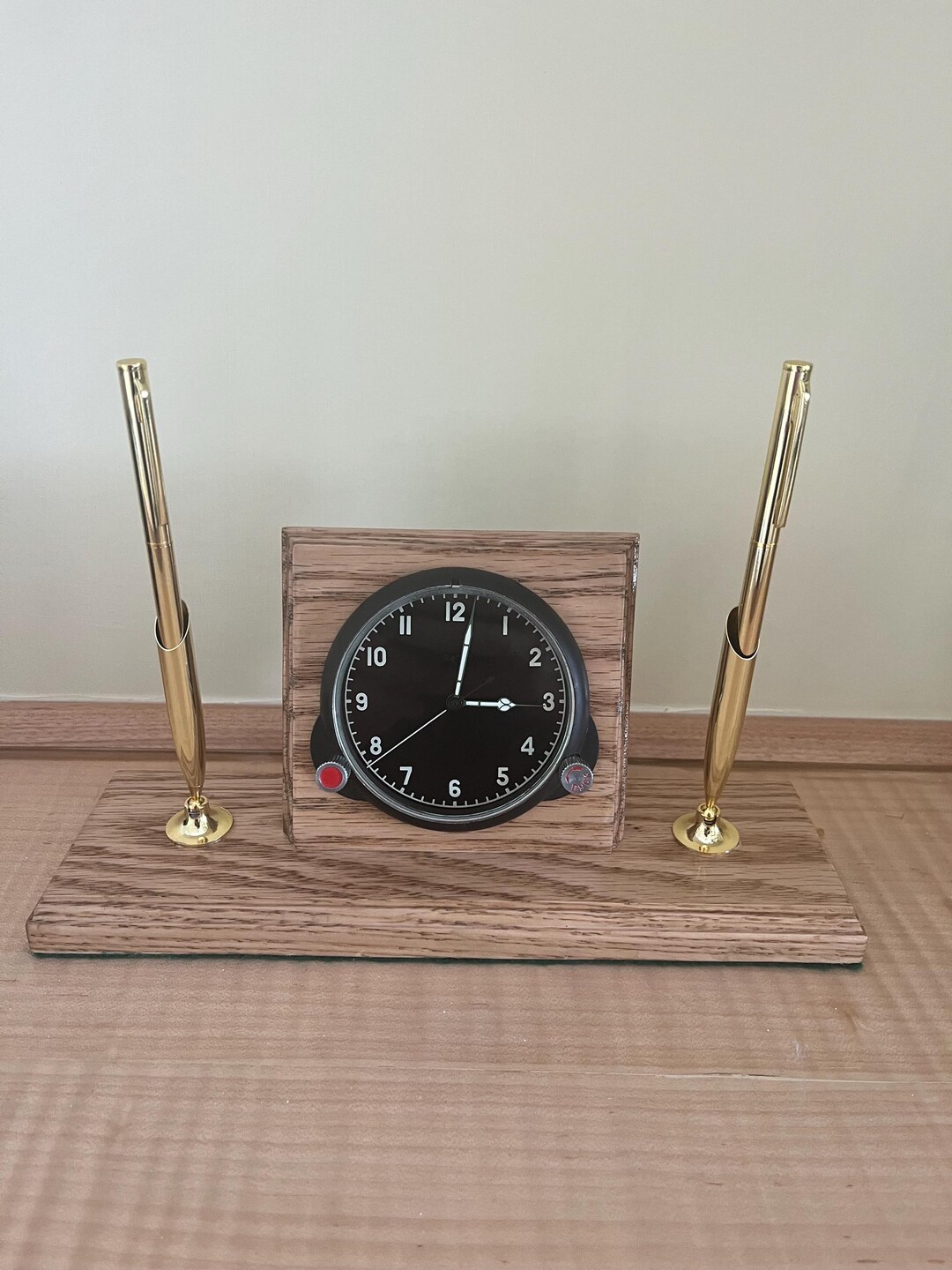 Desk Set With Mig Clock - Etsy