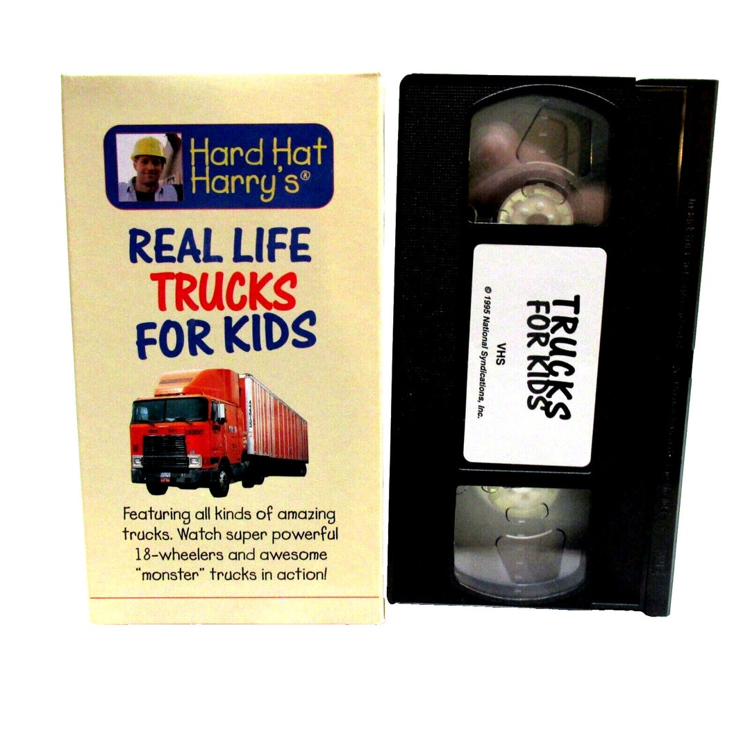 1995 Hard Hat Harrys Real Life Trucks for Kids VHS National ...