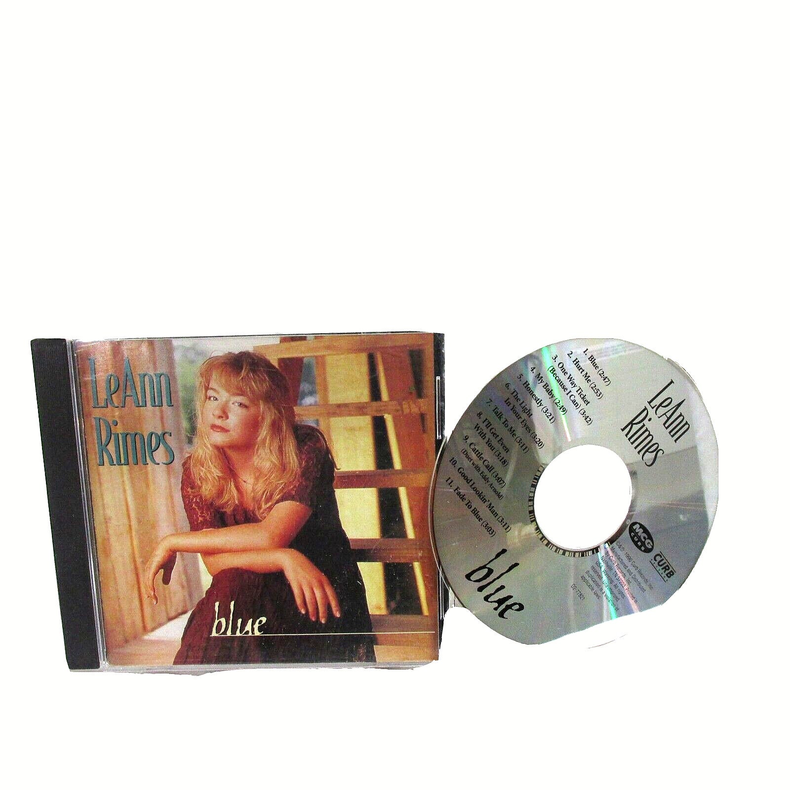 1996 Leann Rimes Blue Country Music CD Curb Records D277821 - Etsy