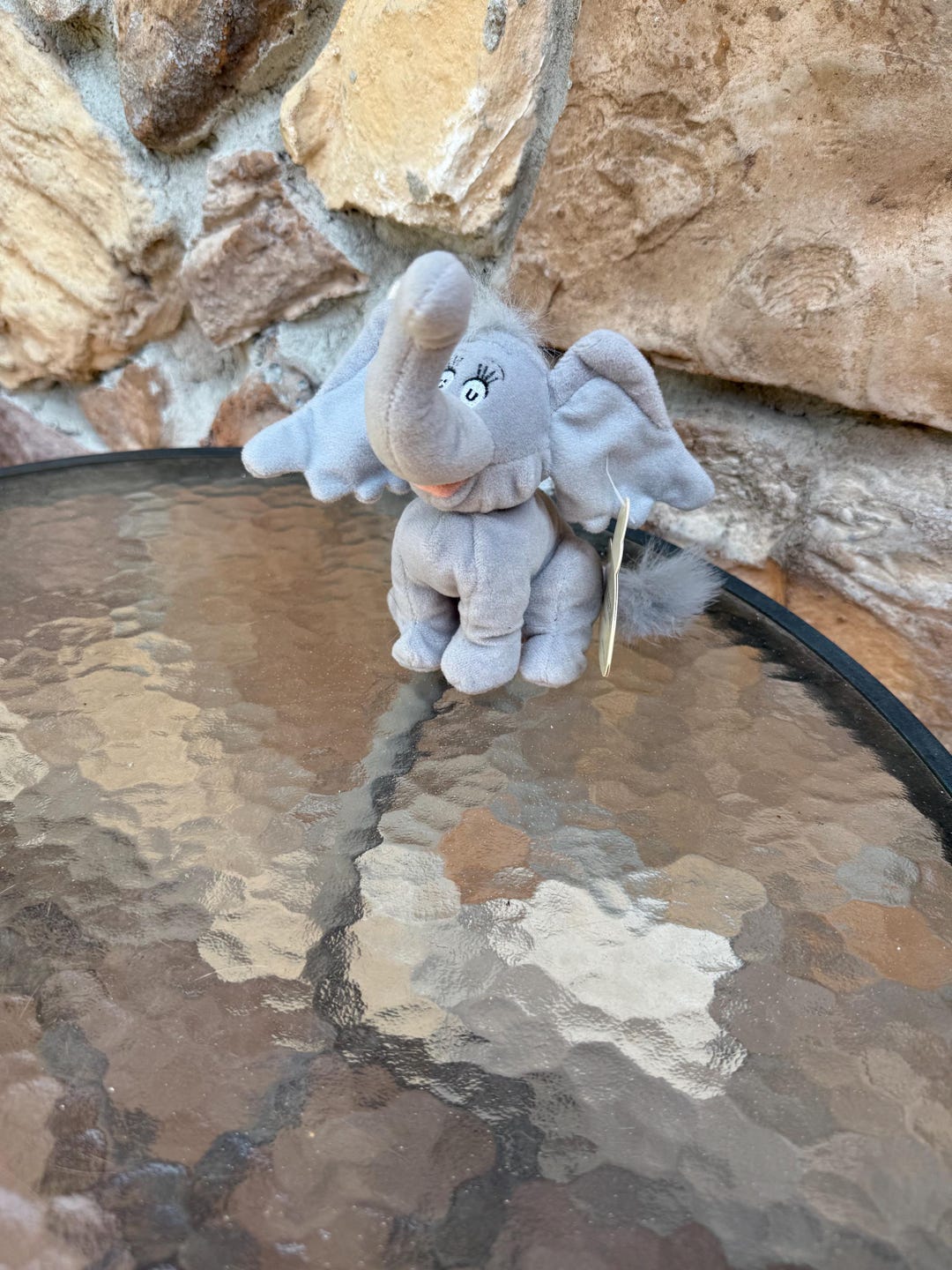 Dr. Seuss Landing HORTON Elephant 7" Bean Bag Plush Doll Universal 1998 ...