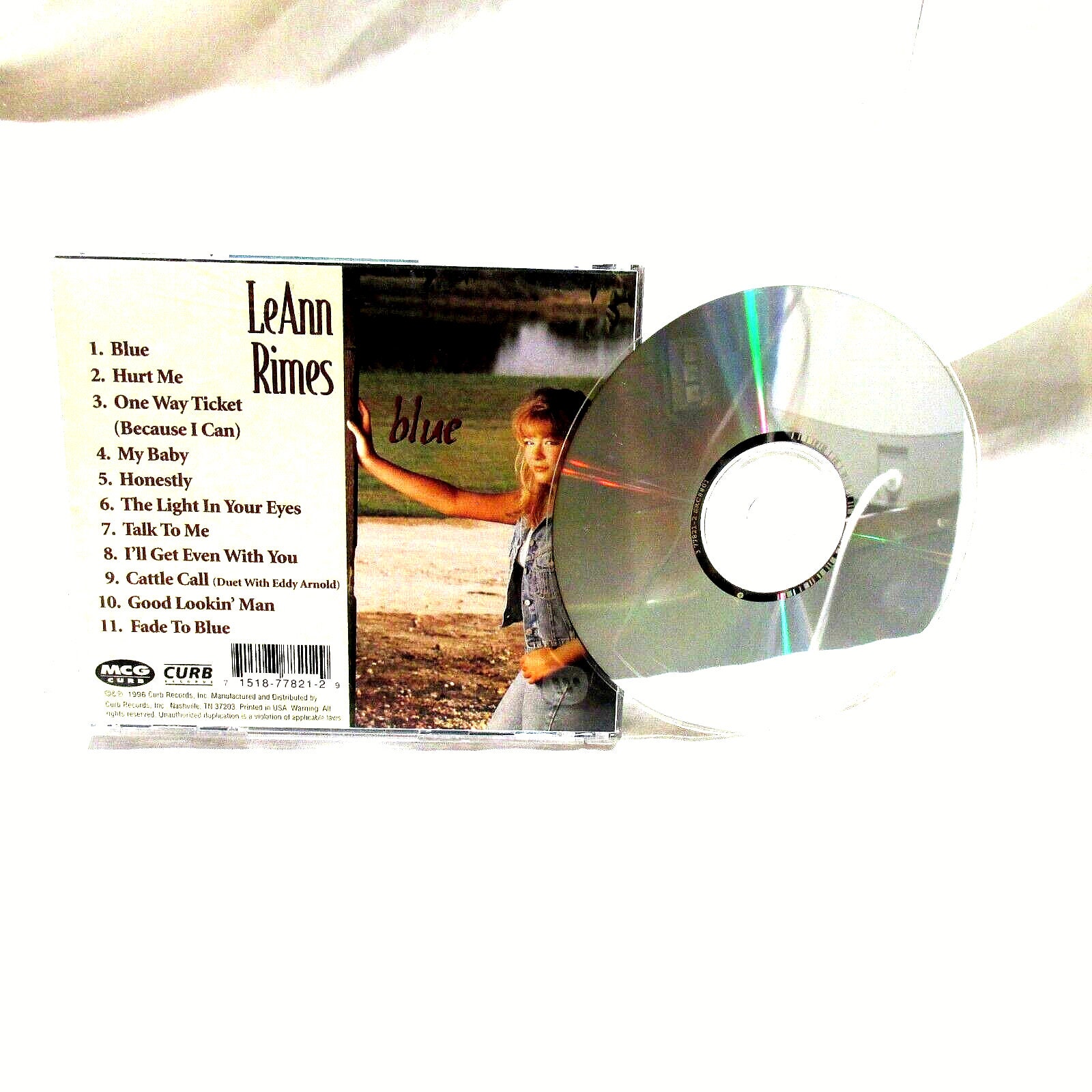 1996 Leann Rimes Blue Country Music CD Curb Records D277821 - Etsy