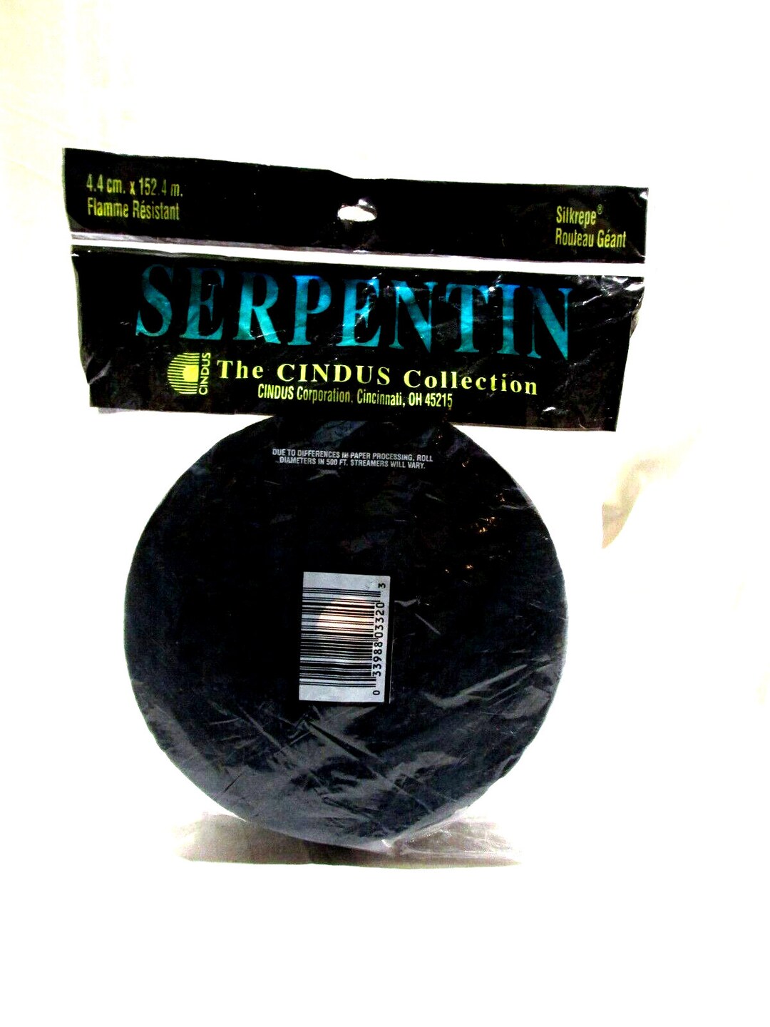 Black Crepe Streamer 500 Ft Bleed Fade Flame Resistant - Etsy